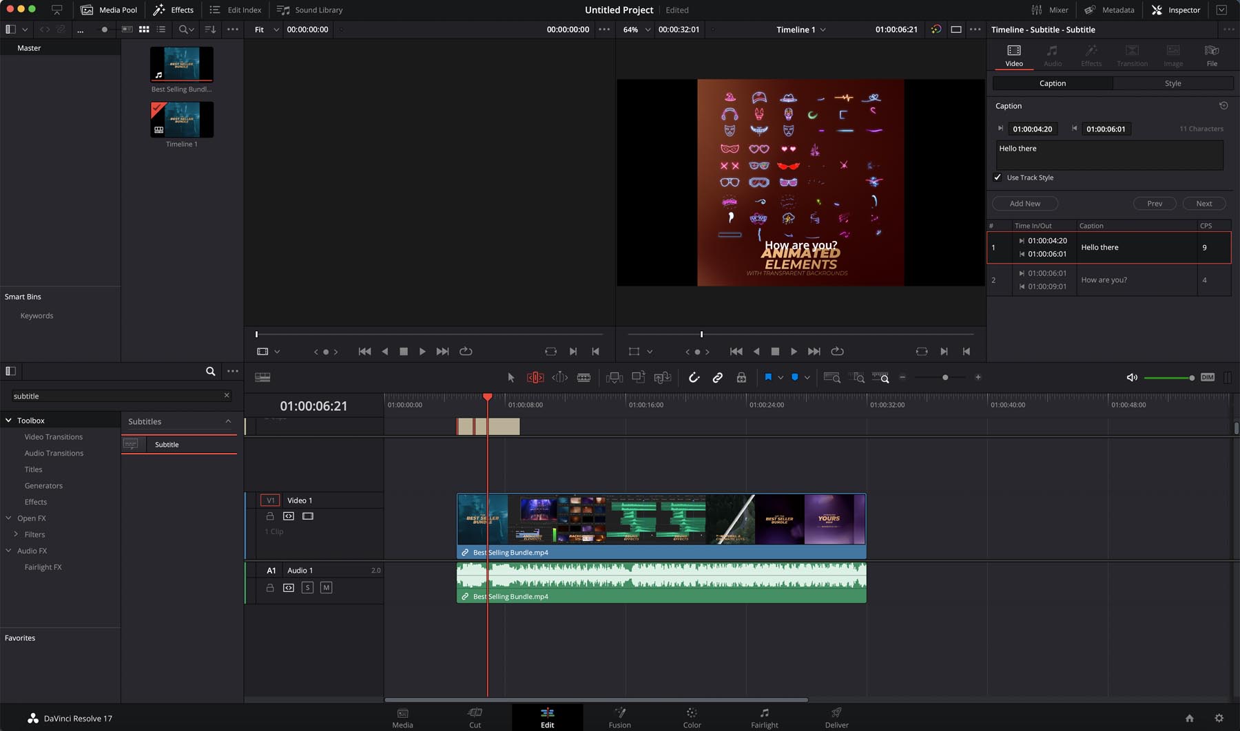 How to Create Subtitles in DaVinci Resolve