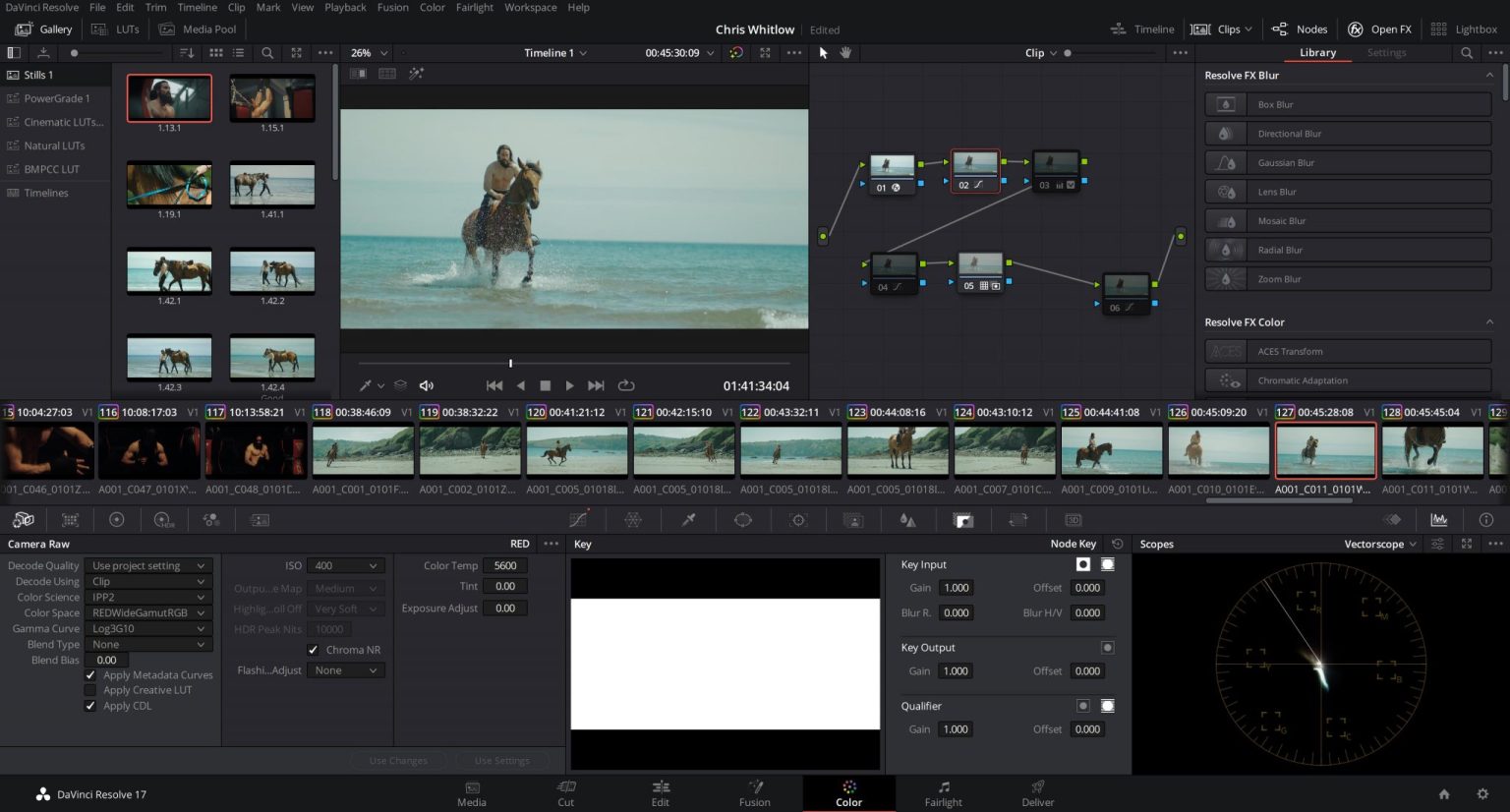 How to Lower the Opacity of a Node in DaVinci Resolve